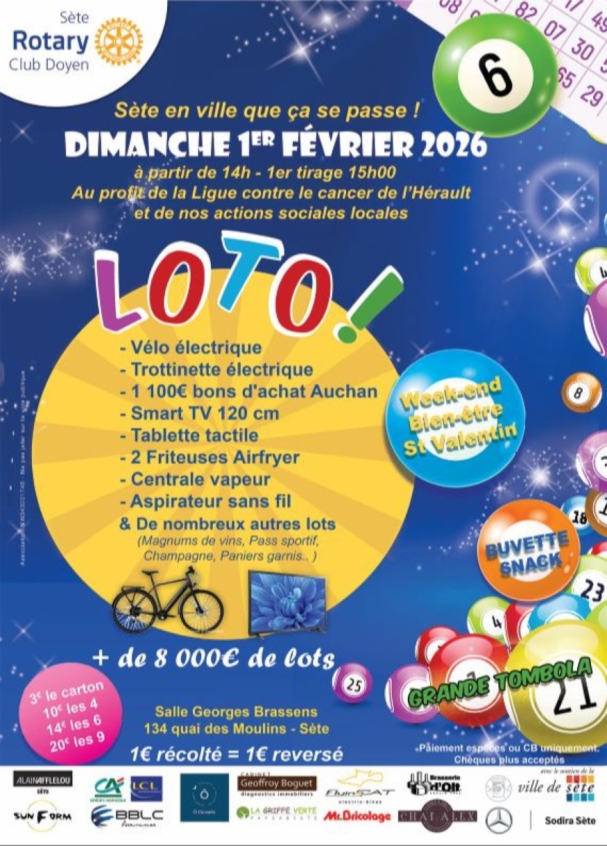 SETE Loto solidaire du Rotary Sète Doyen - Radio ONE